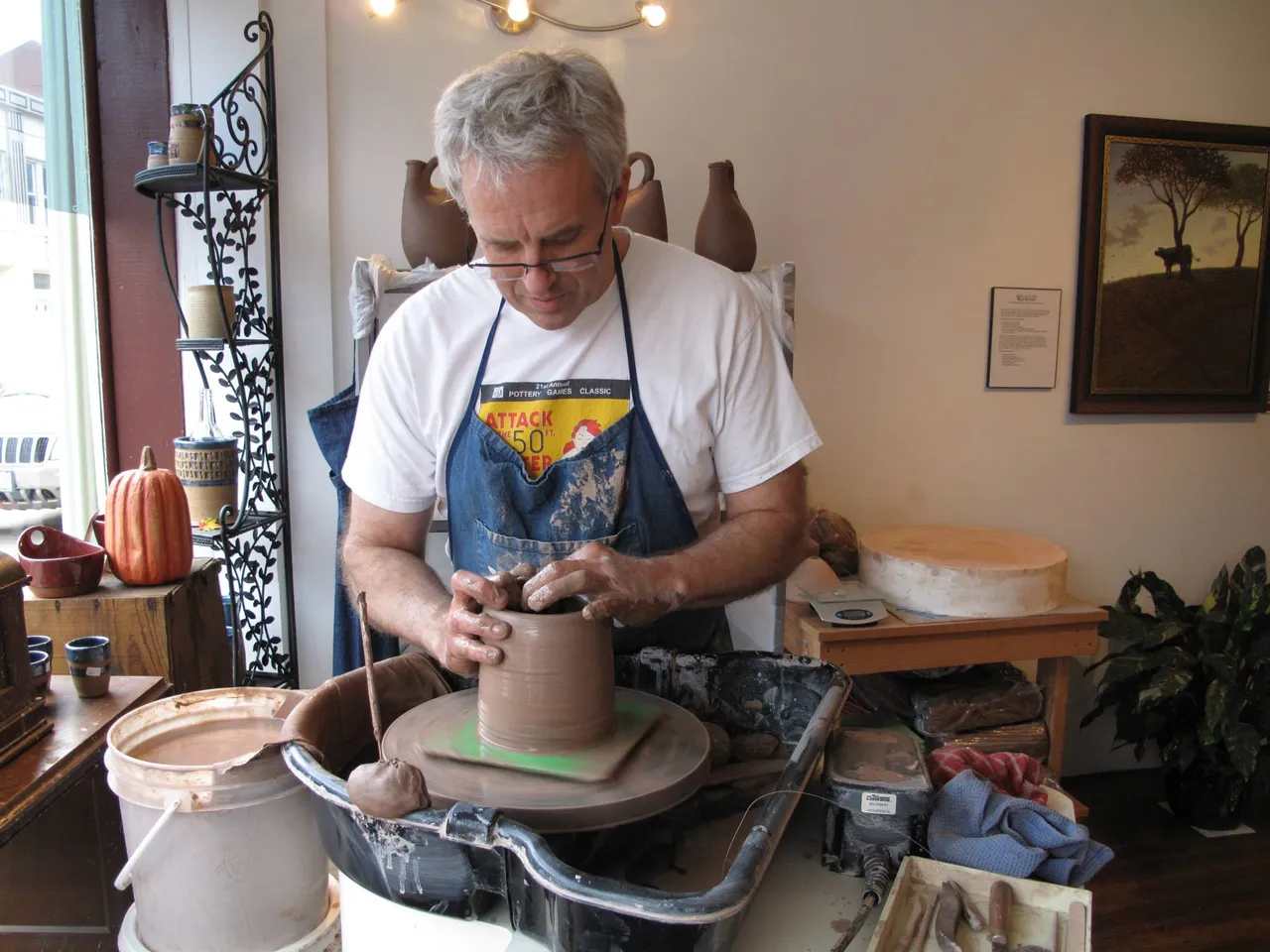 Pottery Wheel at Pinder Pottery